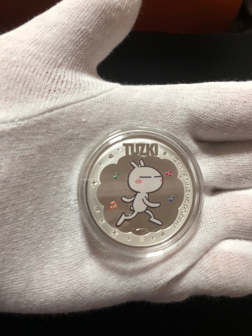 Tuzki 10th Anniversary 1/2 oz Silver Coin, Hobbies & Toys, Memorabilia ...