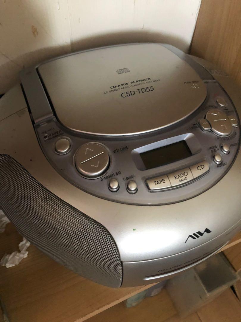 Used Radio Cassette CD player, Audio, Portable Music Players on Carousell