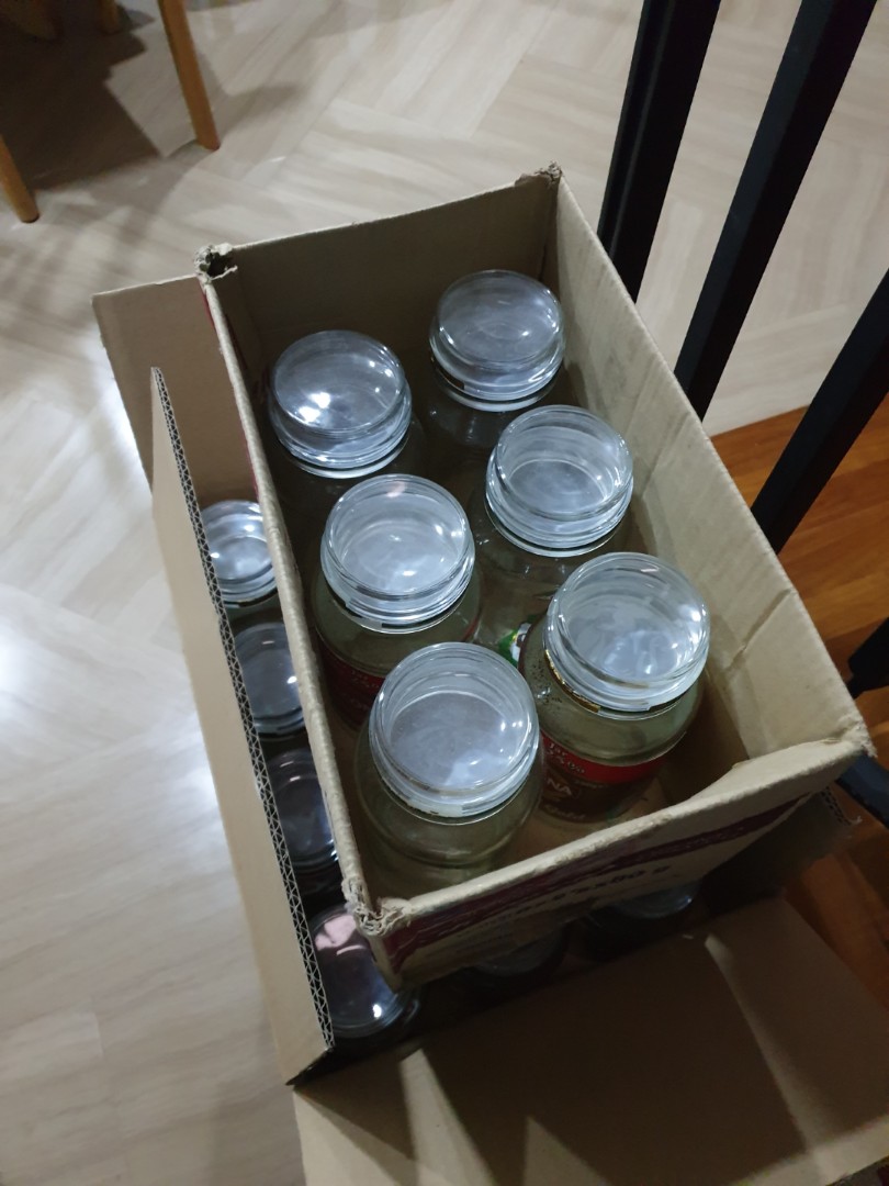 Used/Empty Jars (Moccona), Furniture & Home Living, Kitchenware ...