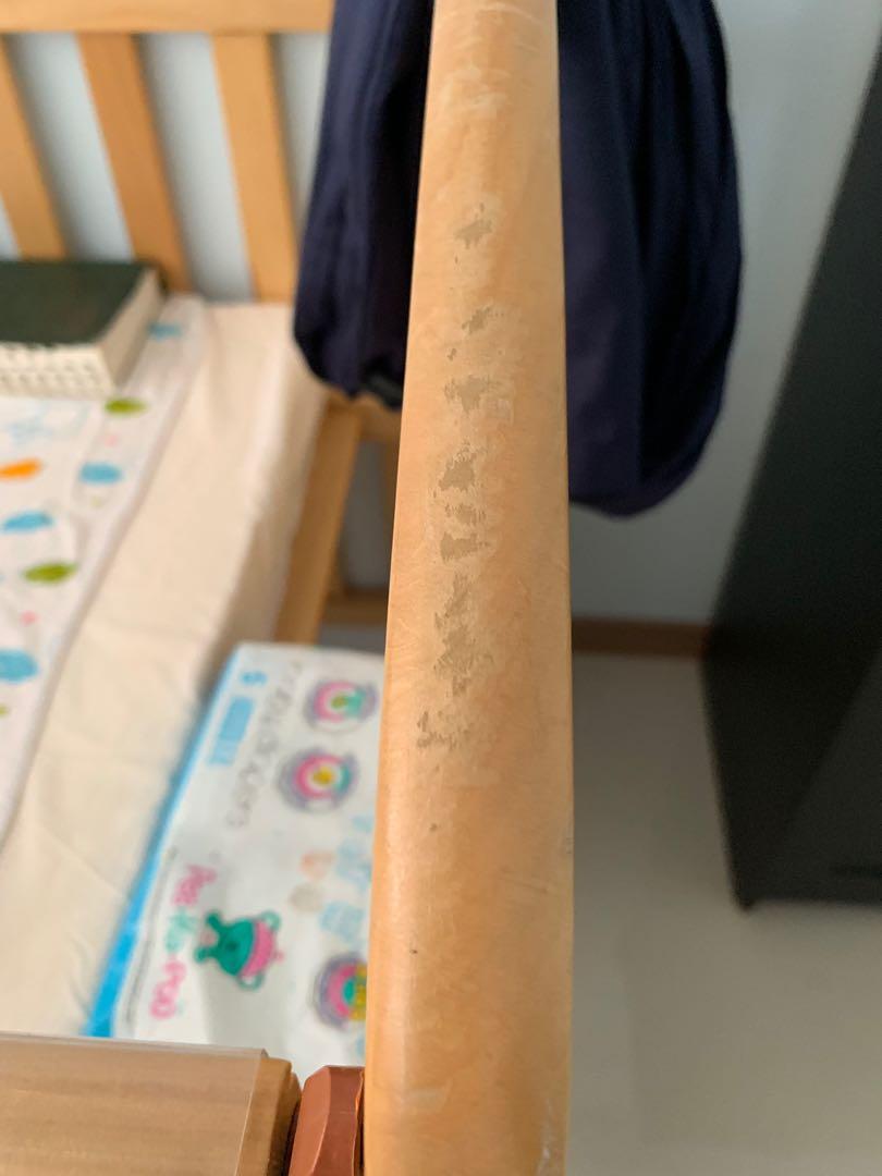 Wooden Baby Cot, Babies & Kids, Baby Nursery & Kids Furniture, Cots ...