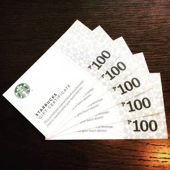 500 Pesos Worth Of STARBUCKS GC Tickets Vouchers Store Credits On 500-pesos-worth-of-starbucks-gc-tickets-vouchers-store-credits-on