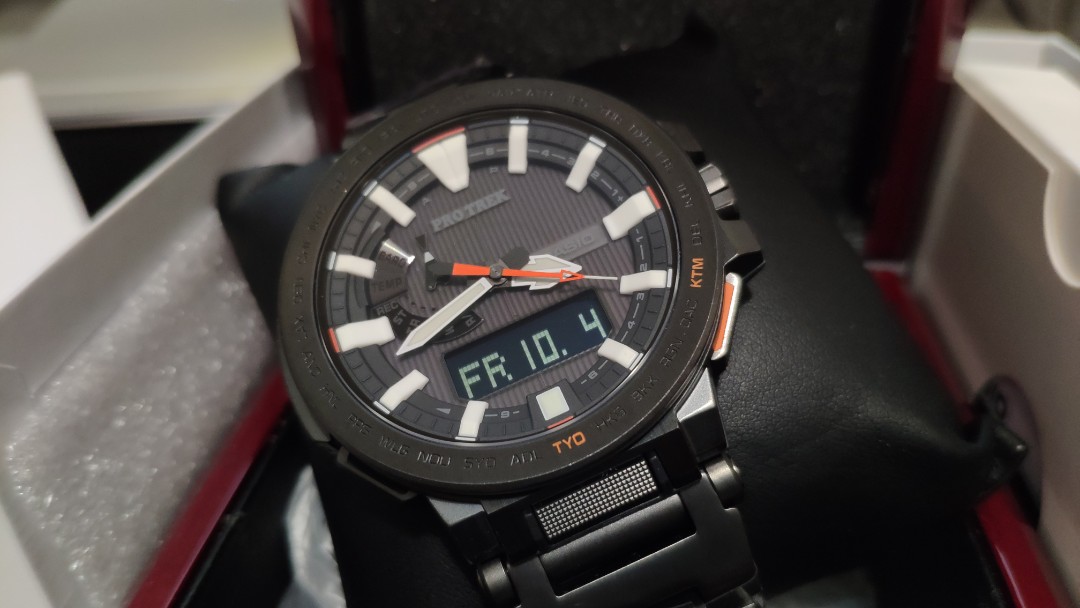 全新 casio protrek prx-8163 限量版, 名牌, 手錶 - Carousell