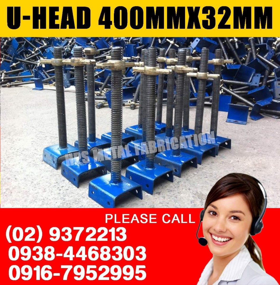 Base Jack U Head Shoring Jack Catwalk Scaffolding Set Swivel Clamp ...