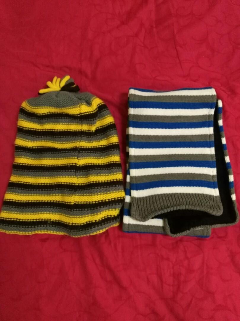 Beanie and scarf (winter wear), Babies & Kids, Babies & Kids Fashion on ...