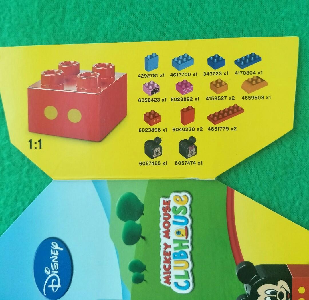Duplo, Mickey Mouse Clubhouse Cafe Building Set, Busy book, Hobbies ...