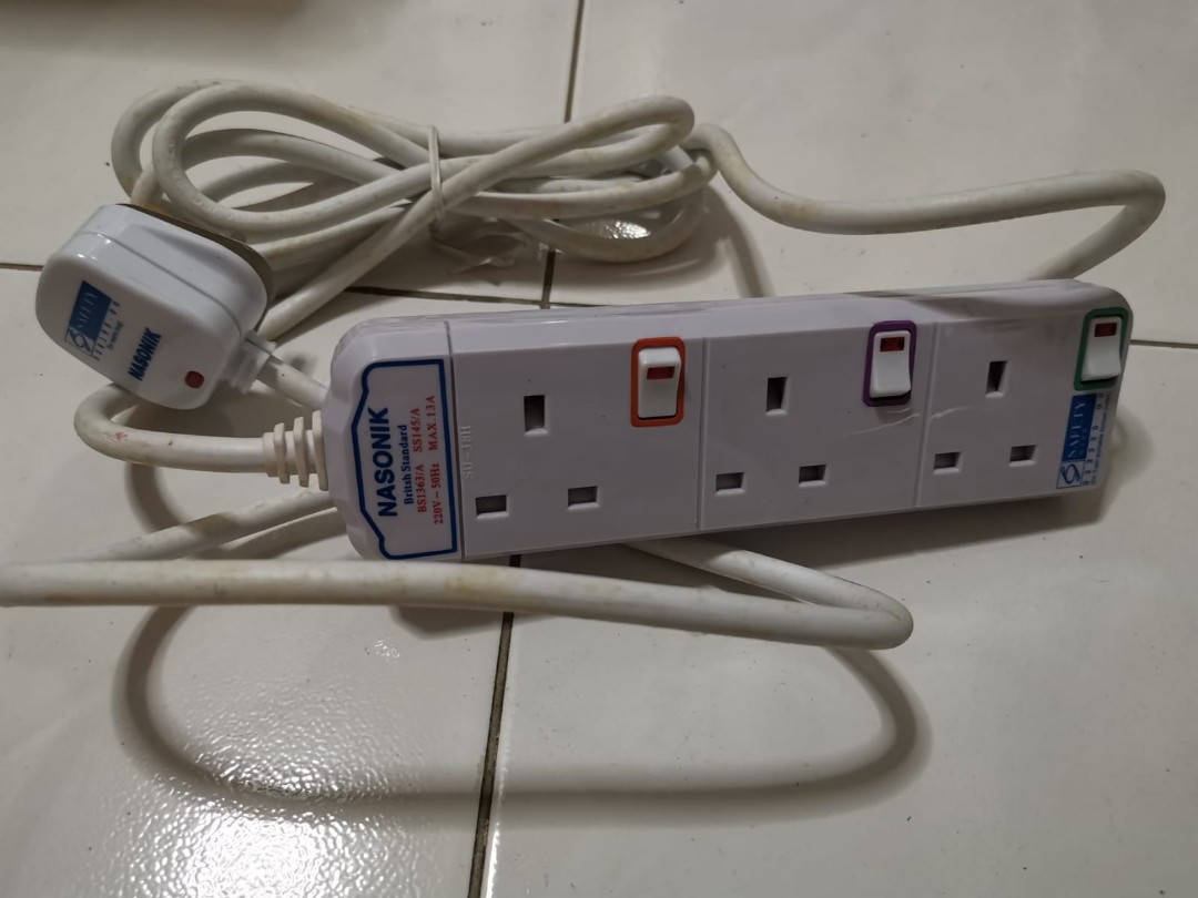 Extension Plug, TV & Home Appliances, Electrical, Adaptors & Sockets on ...