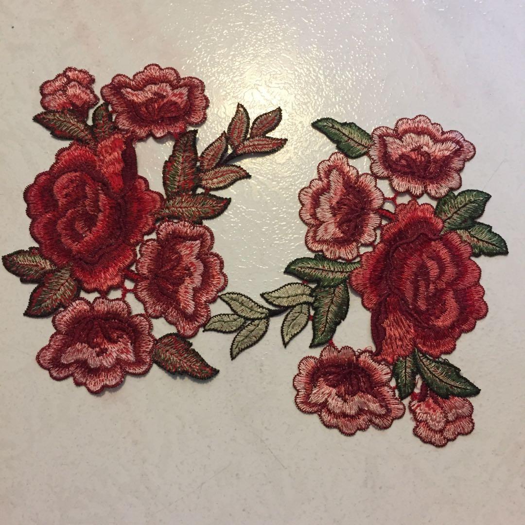 Flower Collage Patch, Furniture & Home Living, Home Decor, Artificial ...