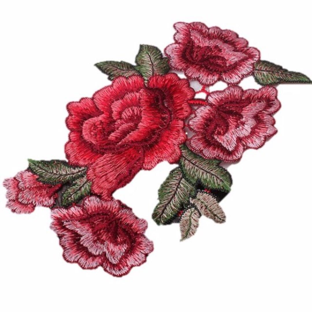 Flower Collage Patch, Furniture & Home Living, Home Decor, Artificial ...