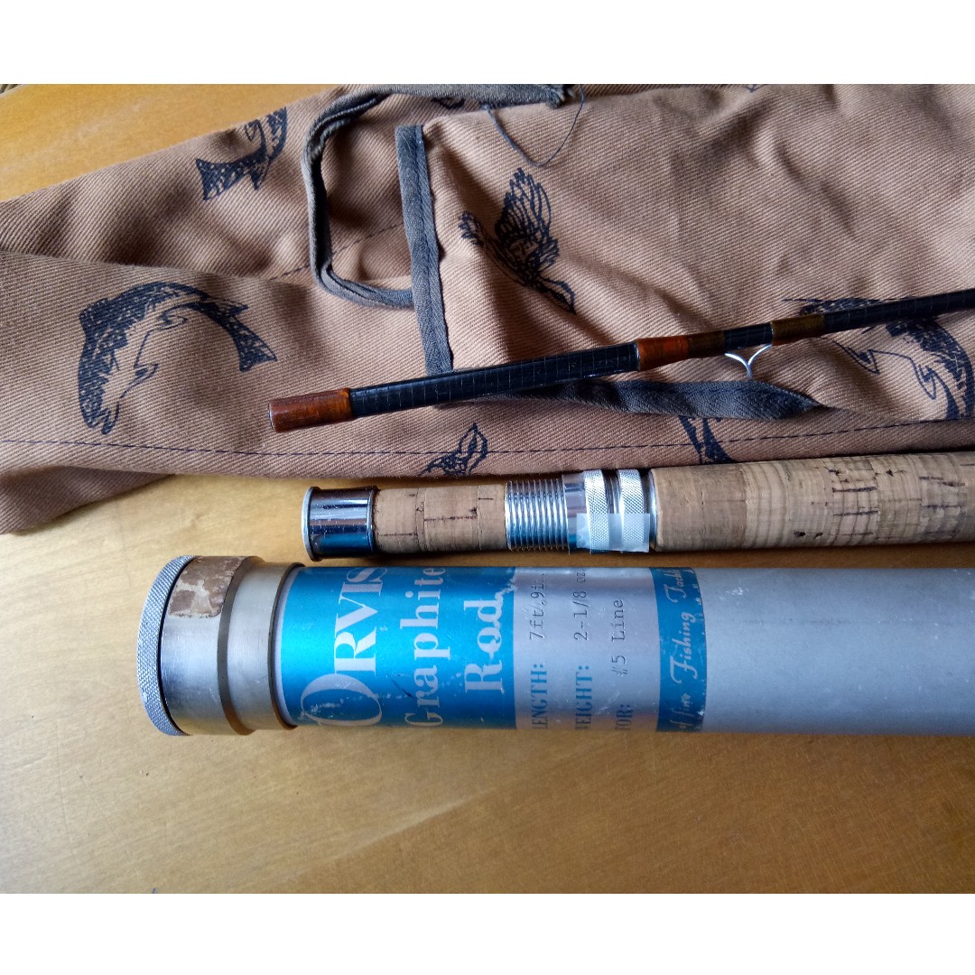 Fishing rod and reel-Fly Rod- Orvis Vintage Graphite 5 line with ...