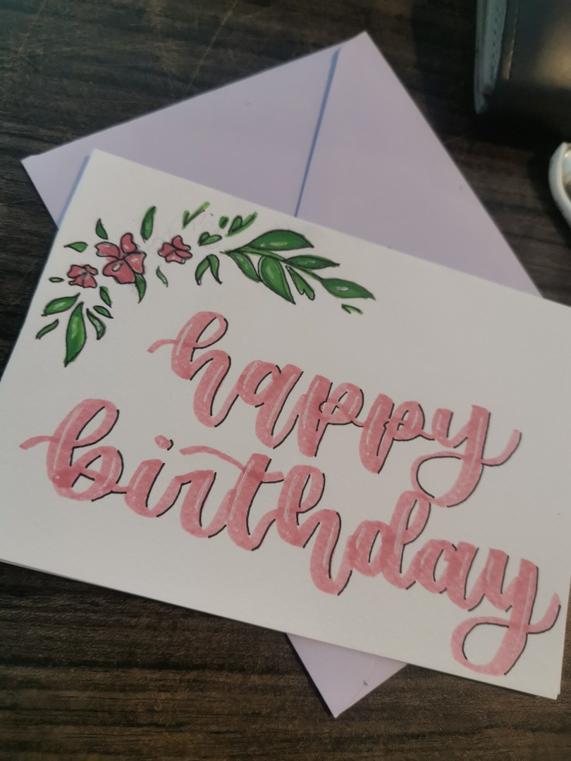 handwritten cards, Hobbies & Toys, Stationery & Craft, Stationery ...