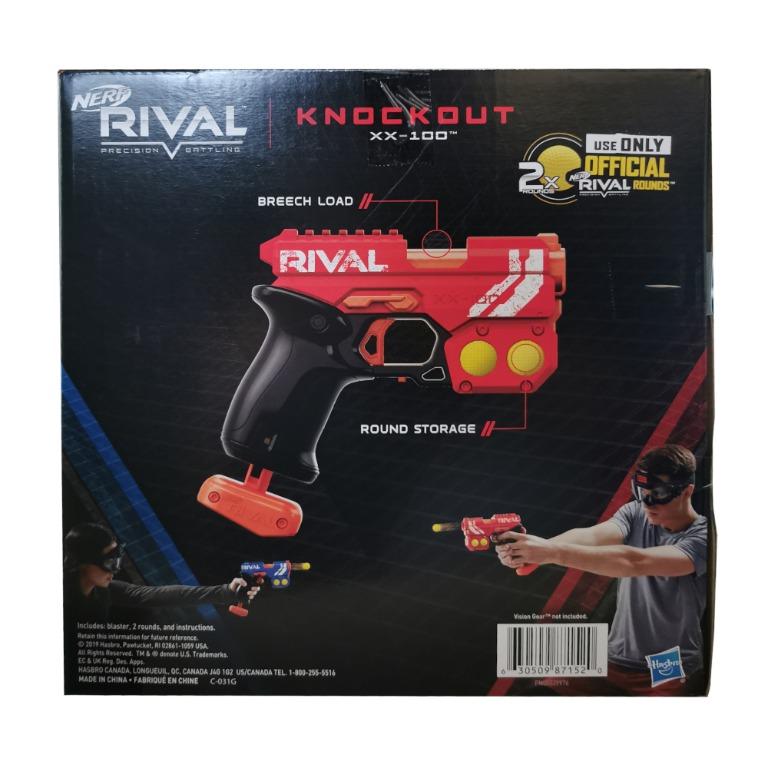 Hasbro Nerf Rival Knockout XX-100 Blaster (blue or red), Toys & Games ...