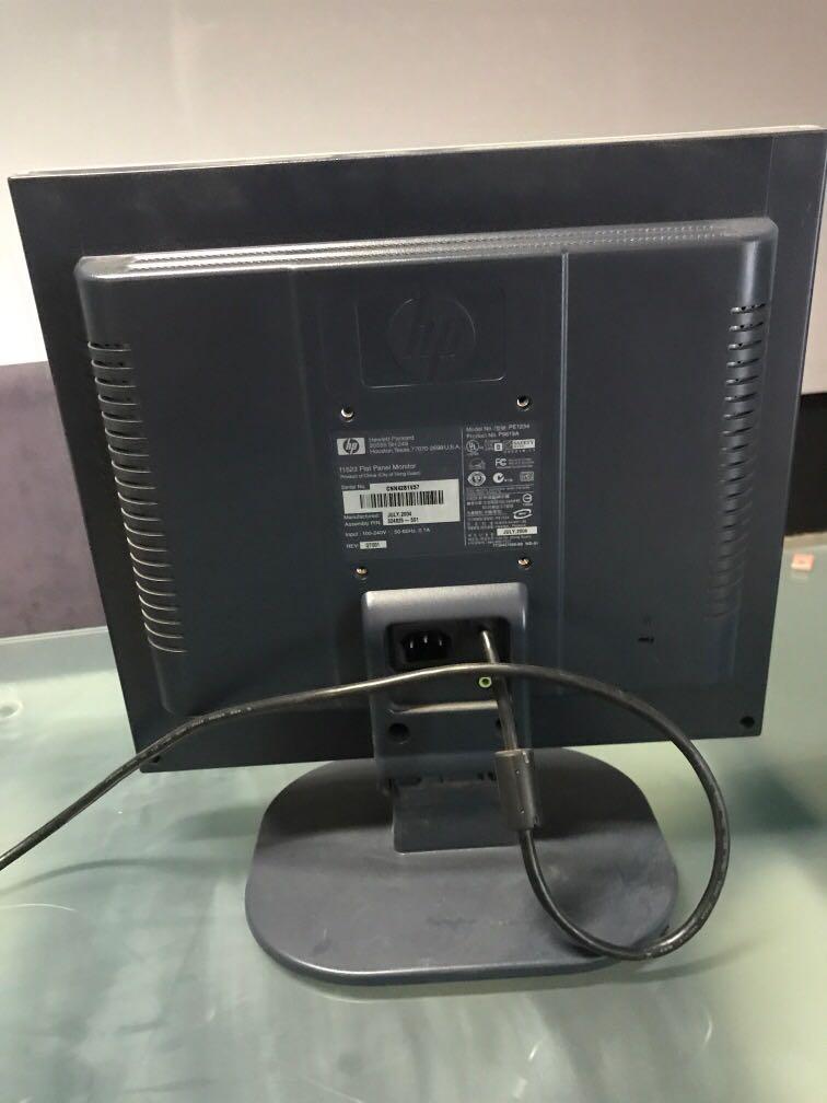 HP VGA monitor (Used/still in working condition), Computers & Tech ...