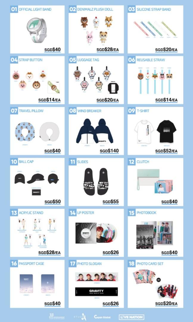 HTB DAY6 Gravity Concert Merch, Hobbies & Toys, Memorabilia ...