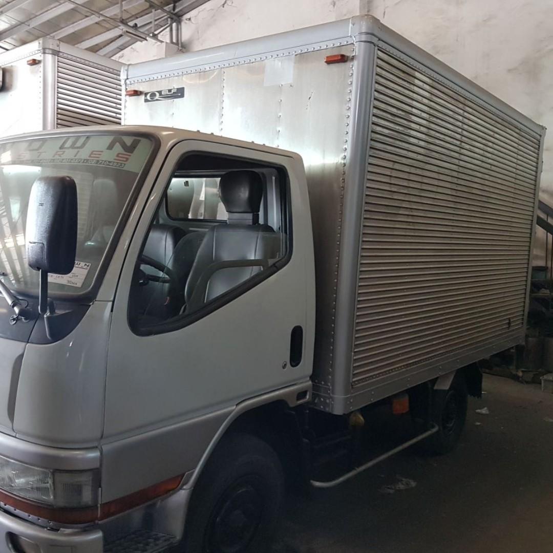 Mitsubishi Canter 10ft. Aluminum Closed Van Truck / Single Tire ...