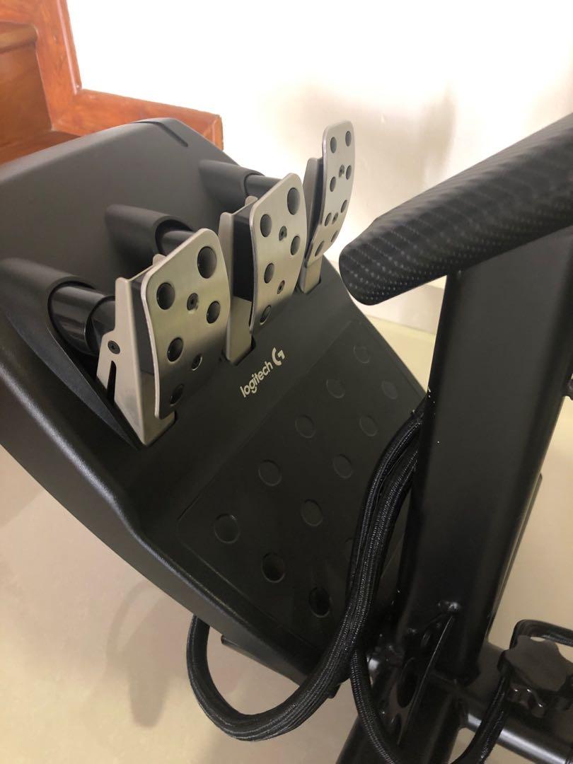 Logitech G29 Racing Set (Wheel+Shifter+Seat), Video Gaming, Video Game ...