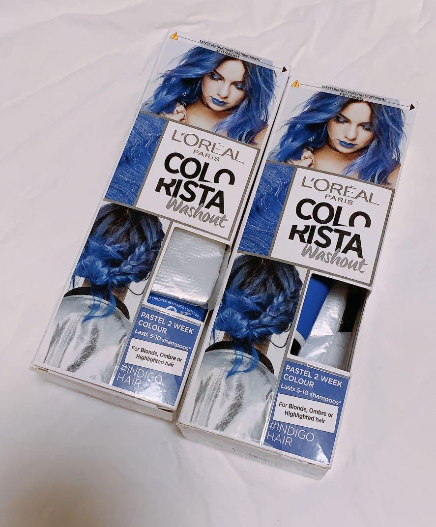 Loreal Paris Colorista Hair Colour - Indigo, Beauty & Personal Care ...
