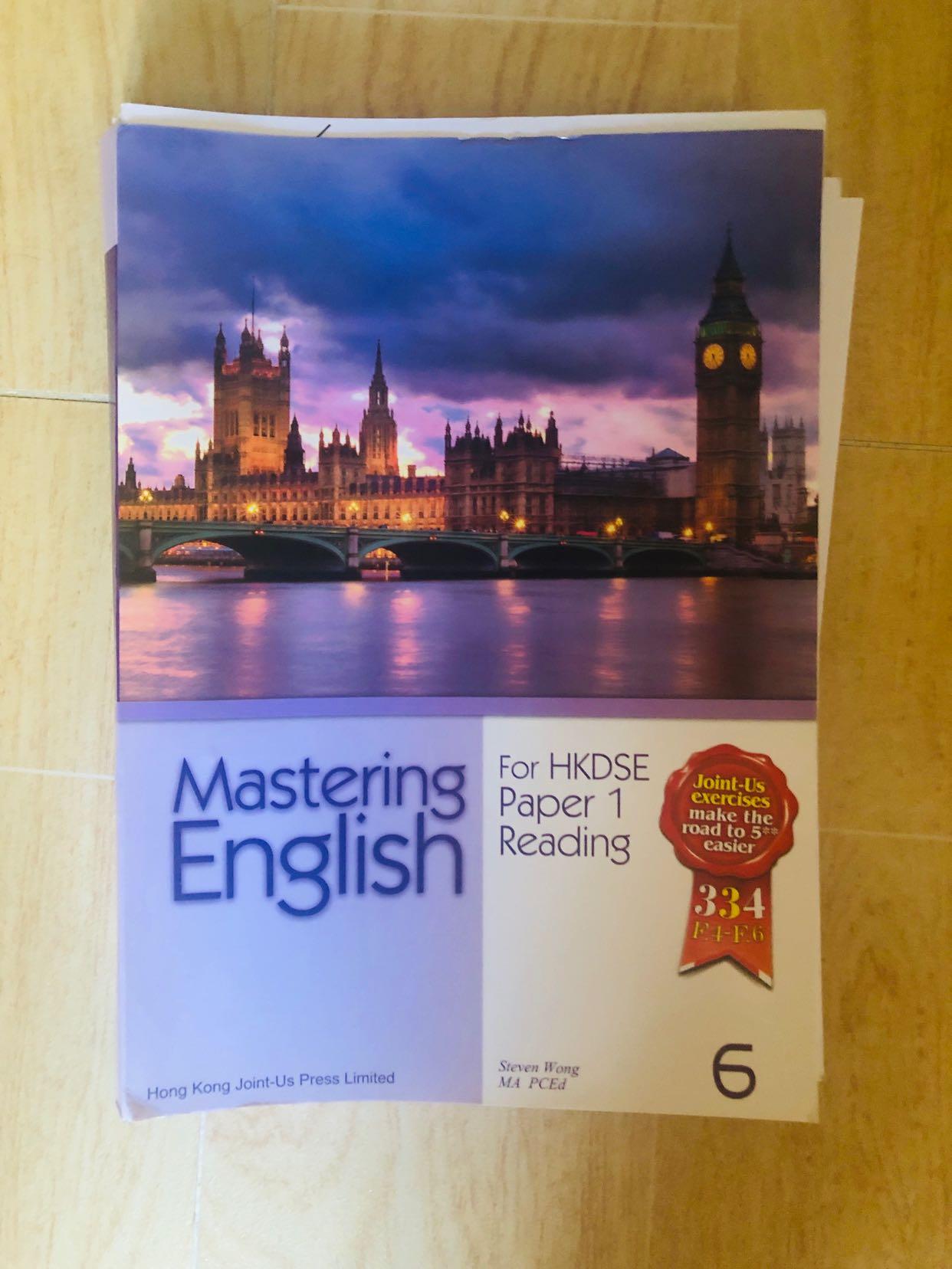 Mastering English F4-6 英文reading comprehension, 興趣及遊戲, 書本 & 文具, 教科書 ...