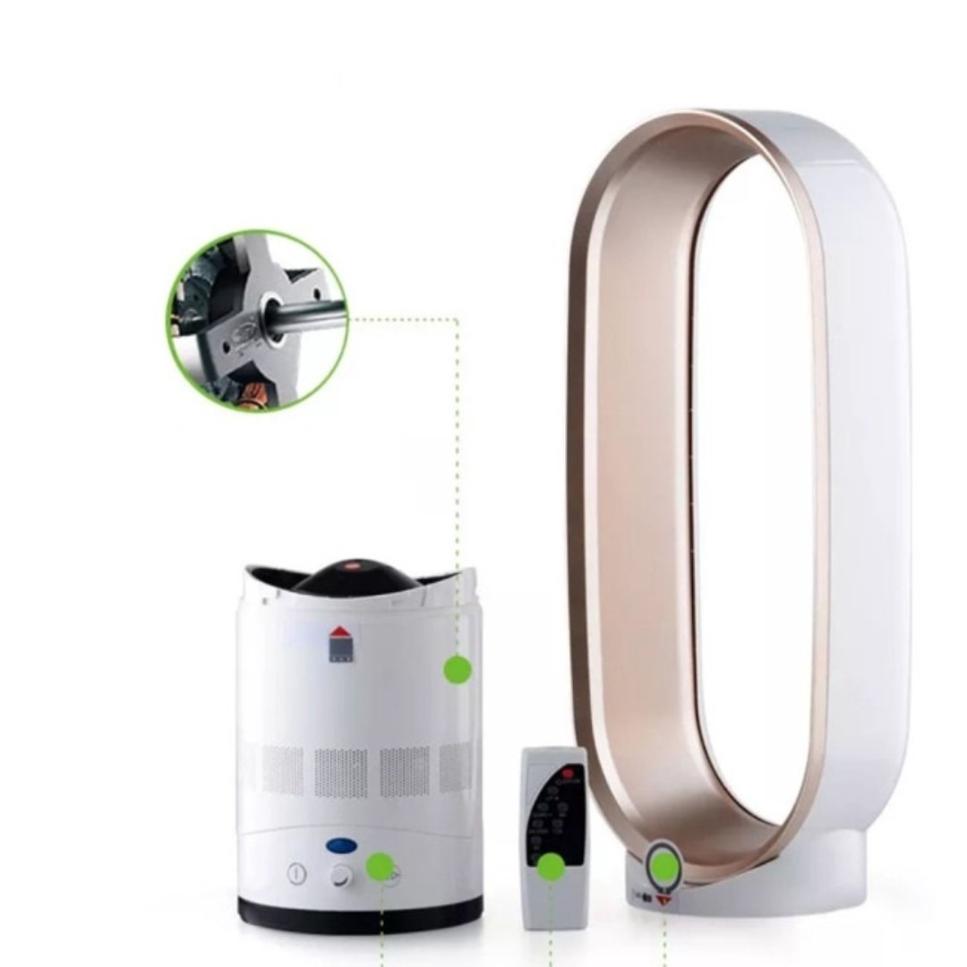 [New] 16" Bladeless Fan 16 Inches No-blade Fan Super Quiet Bladeless ...