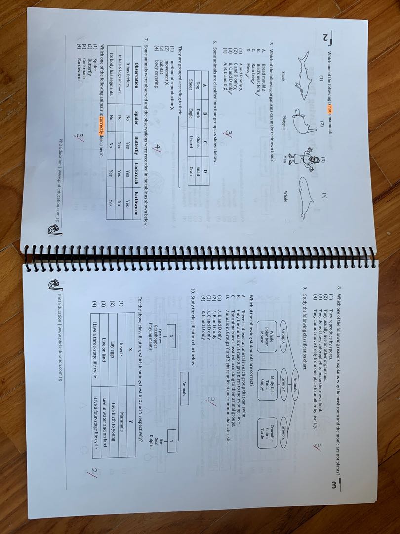 PSLE P6 Science Exam Package with Solutions booklet, Hobbies & Toys ...