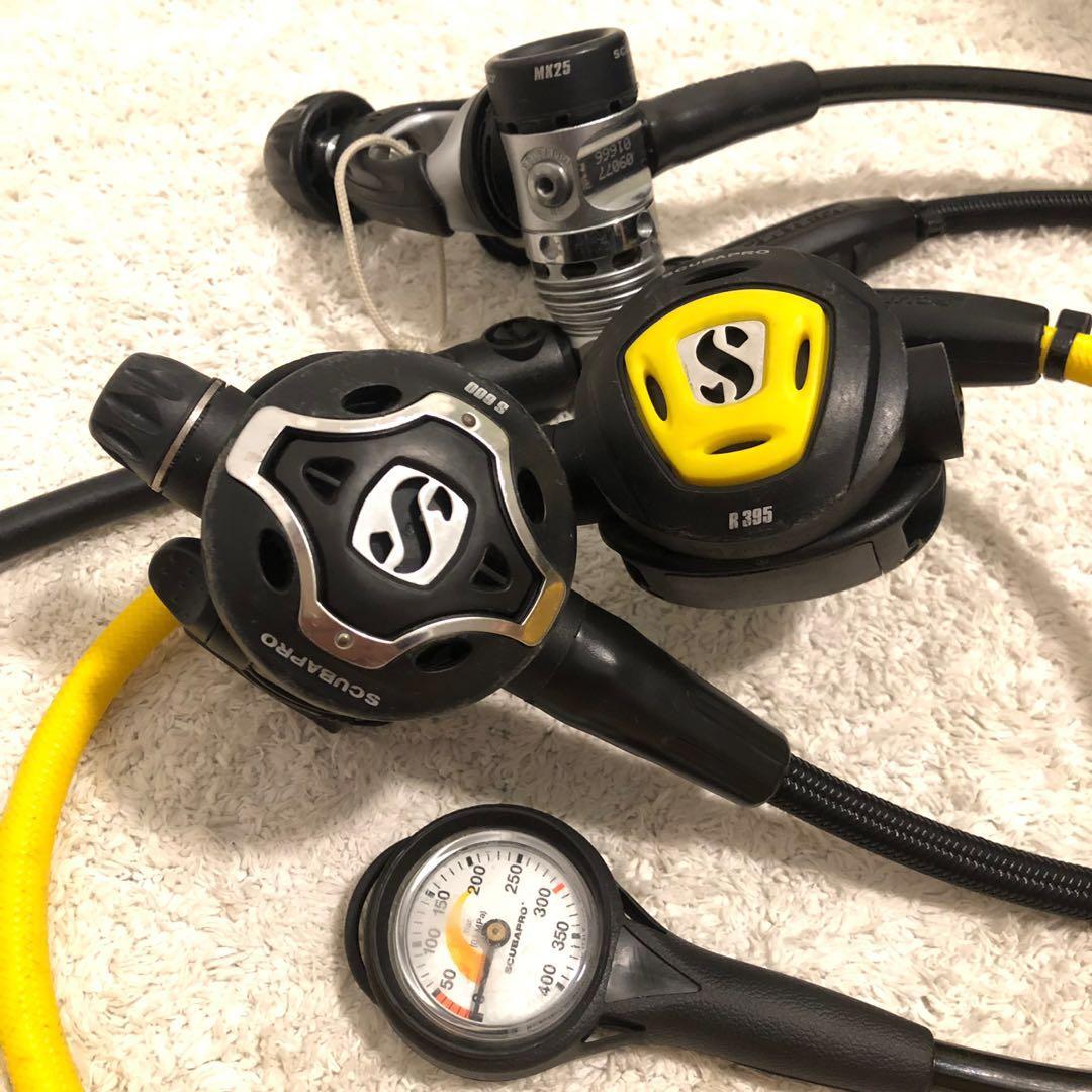 Scubapro MK25 Full setup with S600, R395 and Original Scubapro SPG ...