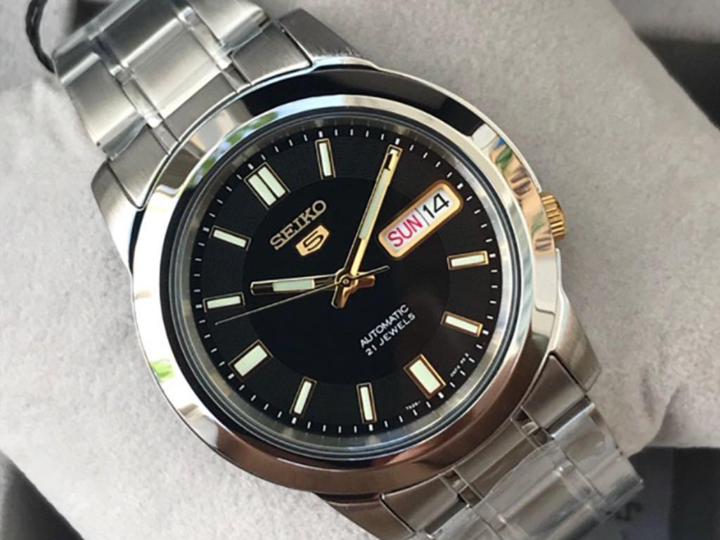 Seiko 5 SNKK17 Automatic Steel Watch SNKK17K1 Brand New, Men's Fashion ...