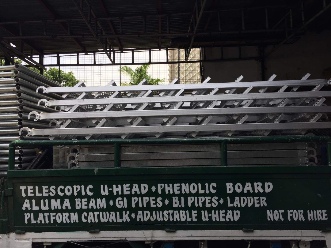 Shoring Jack Catwalk Scaffolding Set Swivel Clamp Phenolic Board Planks ...