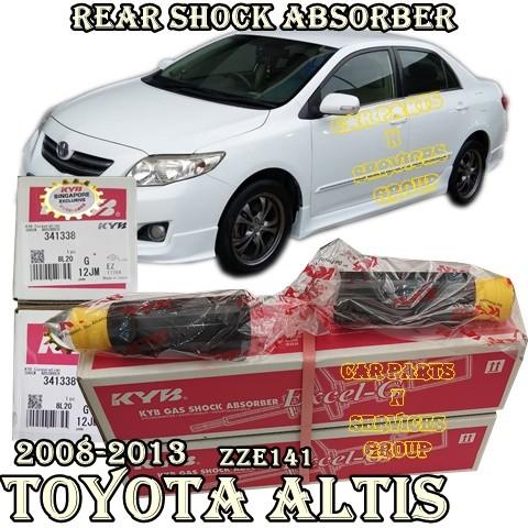 Toyota Altis 2008-2013 ZZE141 Rear Shock Absorber, Car Accessories ...