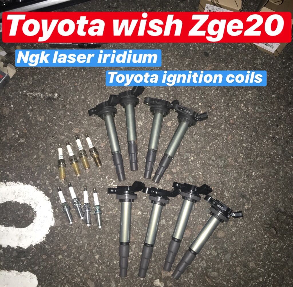 Toyota wish zge20 spark plug and ignition coil replacement, Car ...