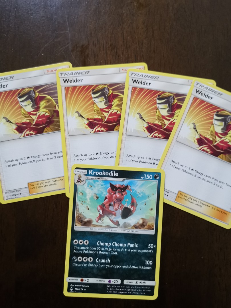 Welder (Pokemon Cards), Toys & Games, Board Games & Cards on Carousell
