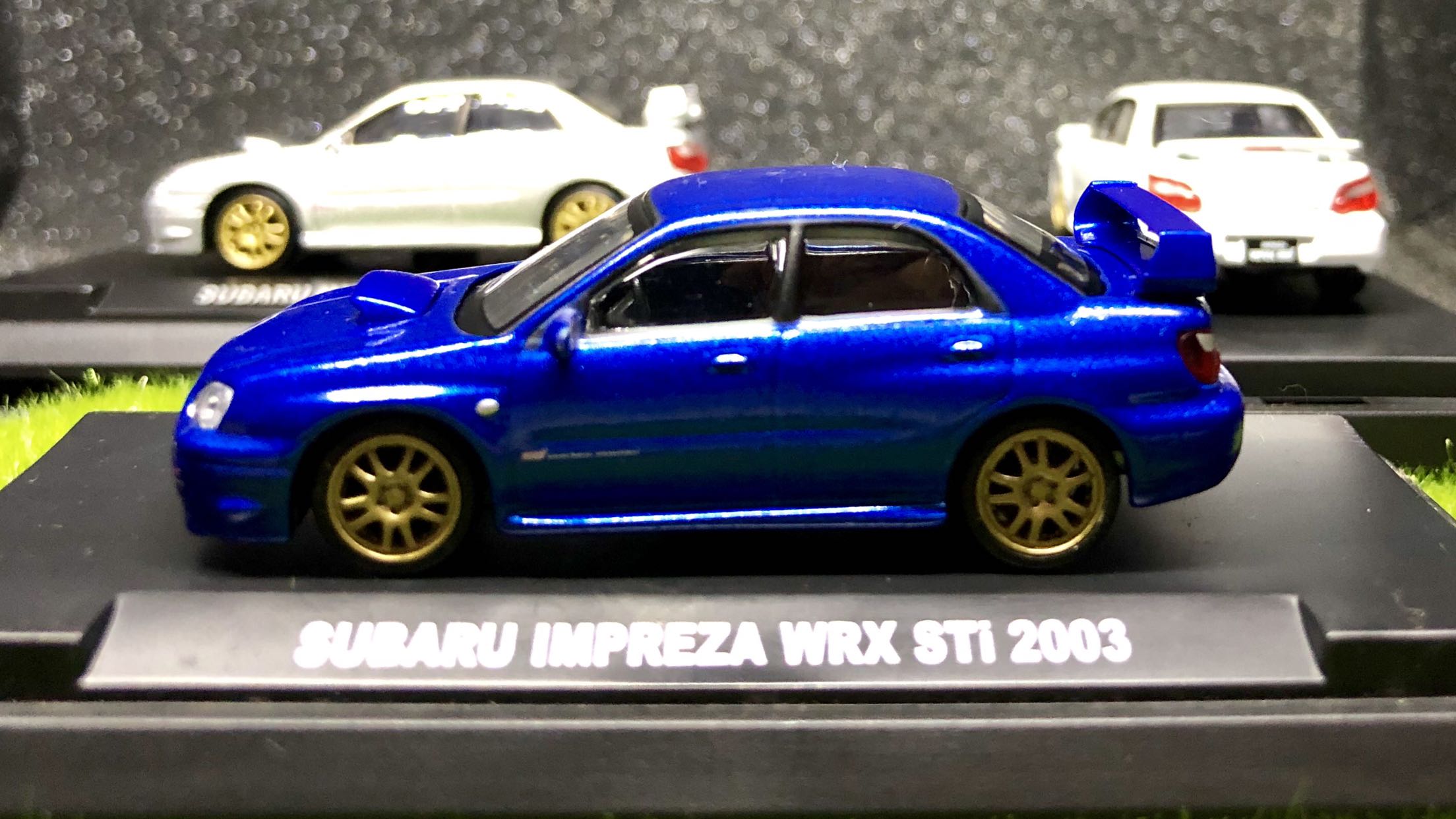 1:64 Scale Model Diecast Metal Subaru Impreza WRX STI 2003 (STI Blue ...