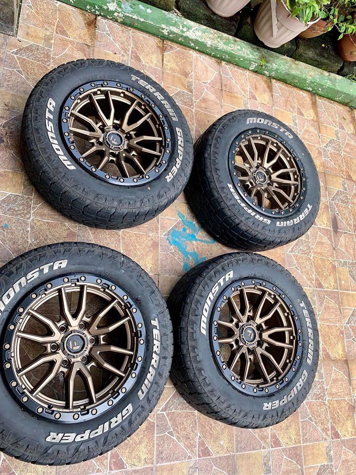 18s Fuel Rebel Rims Monsta Tires 265 60 r18, Car Parts & Accessories ...