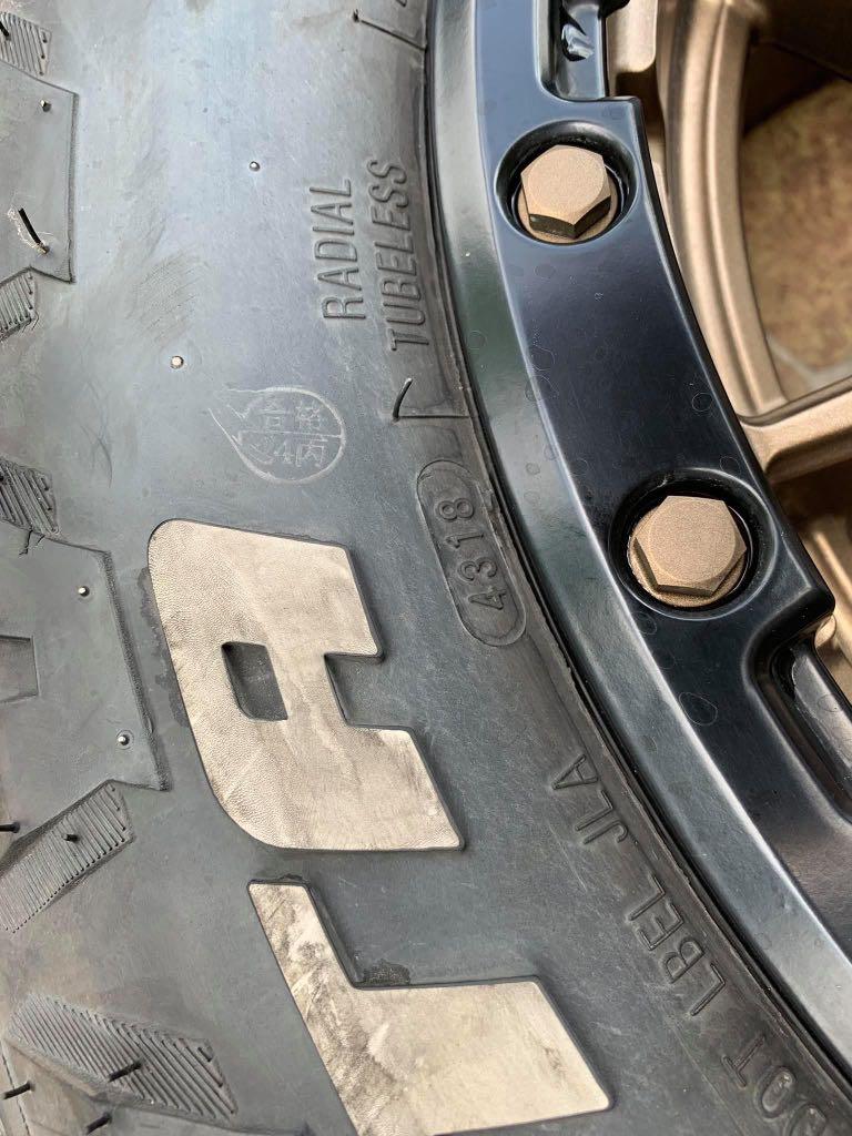 18s Fuel Rebel Rims Monsta Tires 265 60 r18, Car Parts & Accessories ...