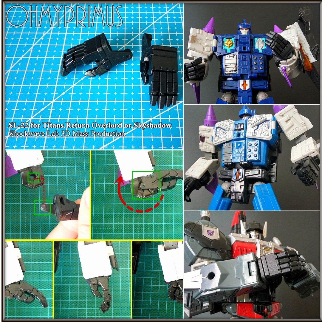 ⭐️ Shockwave Lab SL-22 SL22 - 3D Printed Upgrade Kit for Takara ...