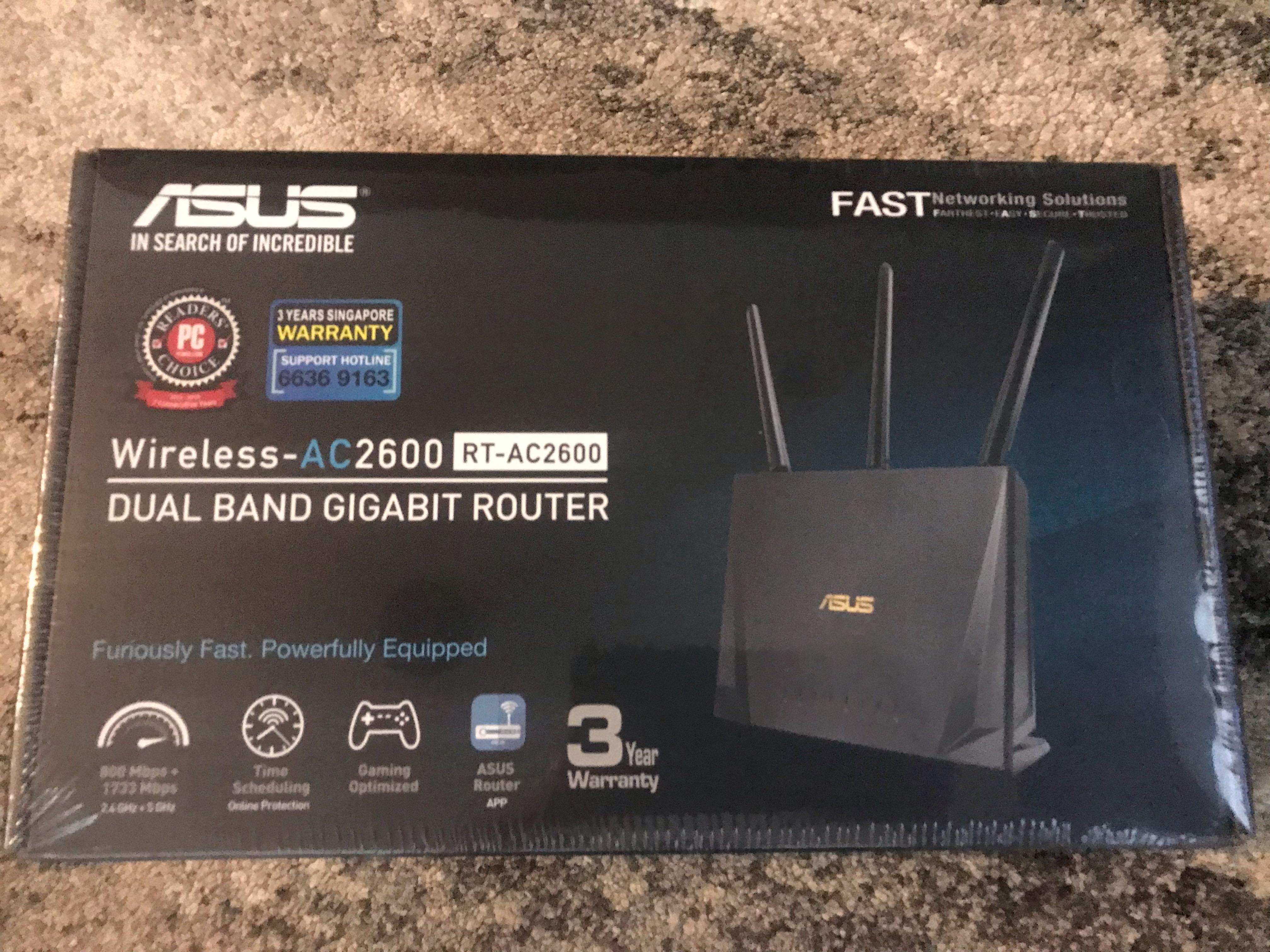 Asus Router RT-AC2600, Computers & Tech, Parts & Accessories ...