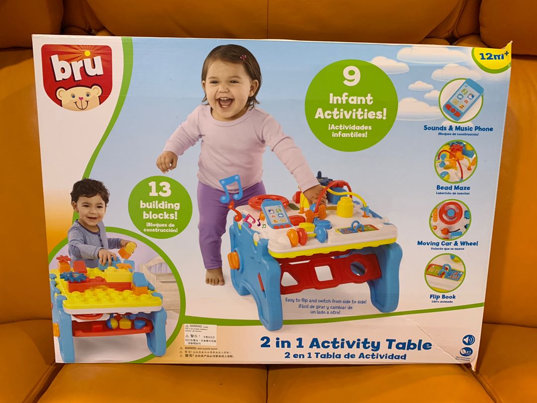 Bru 2-in-1 Activity Table, Babies & Kids, Baby Nursery & Kids Furniture ...
