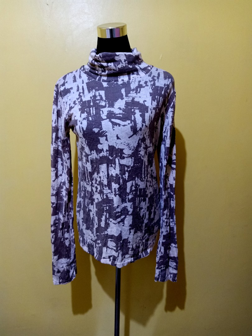 Close neck blouse long sleve, Women's Fashion, Dresses & Sets, Dresses ...