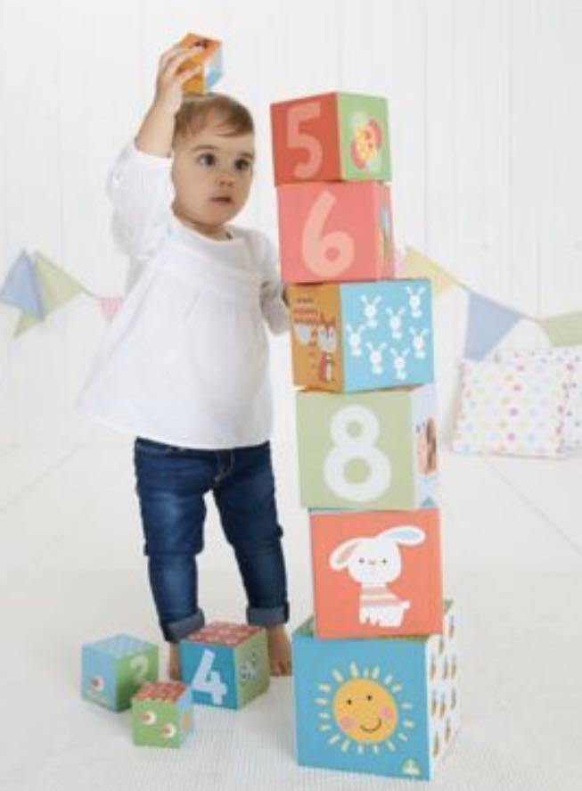 ELC stacking and nesting cubes, Hobbies & Toys, Toys & Games on Carousell