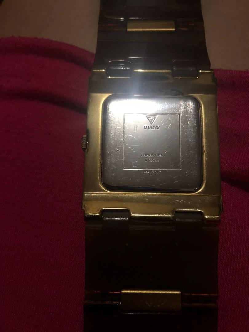 GUESS Square Big Face Ladies Wstch, Women's Fashion, Watches ...