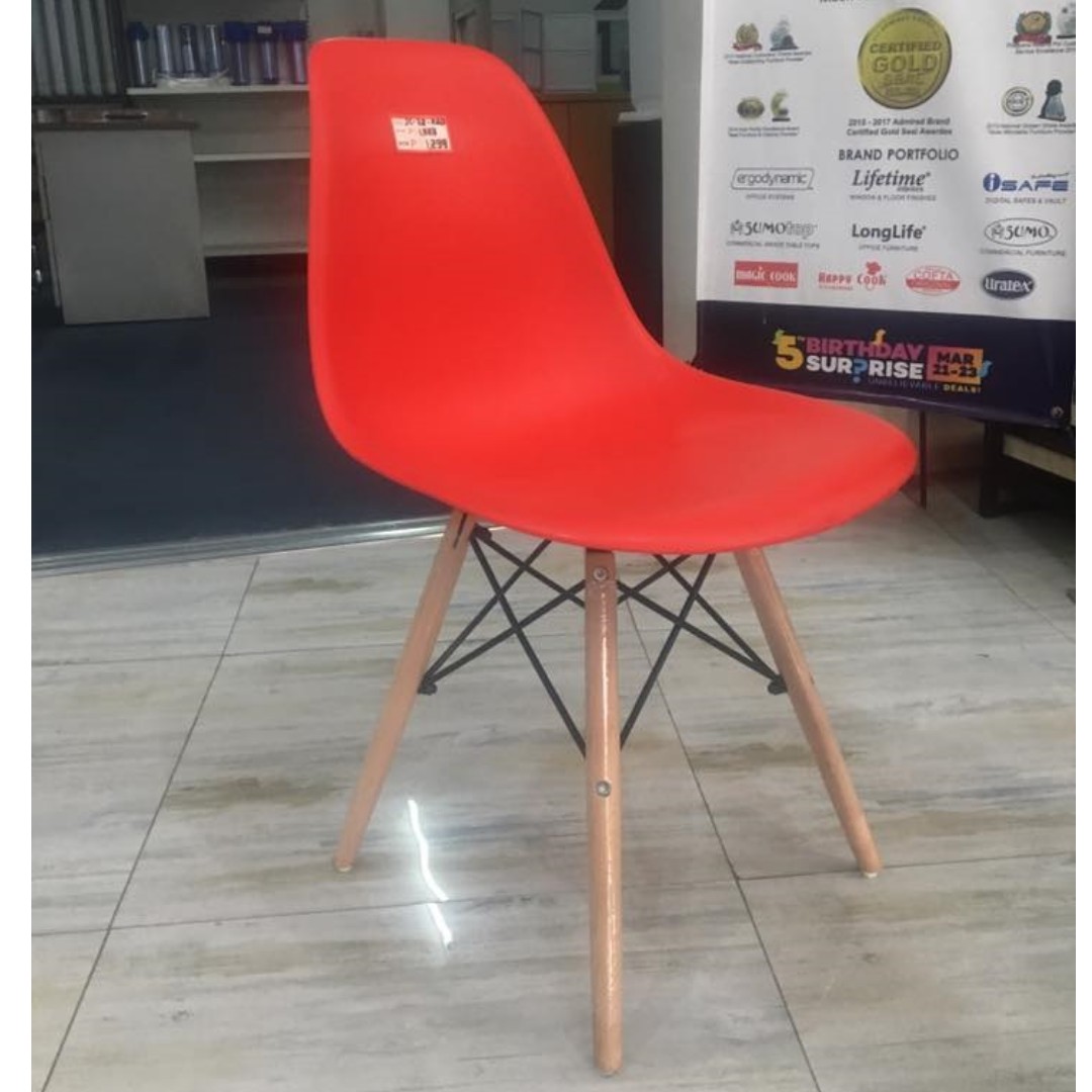Sumo SC-28RED Designer Accent Chair, Stacking Chair, Plastic Chair ...