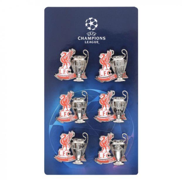 LFC UCL Trophy Pin Set, Hobbies & Toys, Memorabilia & Collectibles ...