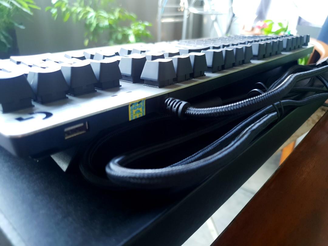 Logitech G413 Silver Mechanical Keyboard, Elektronik, Bagian Komputer ...