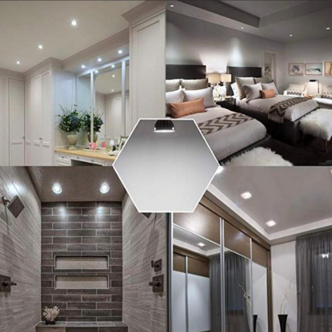 (M371) Lohas 6 W GU10 LED Light Bulb, 50 W Halogen Equivalent (Pack of ...