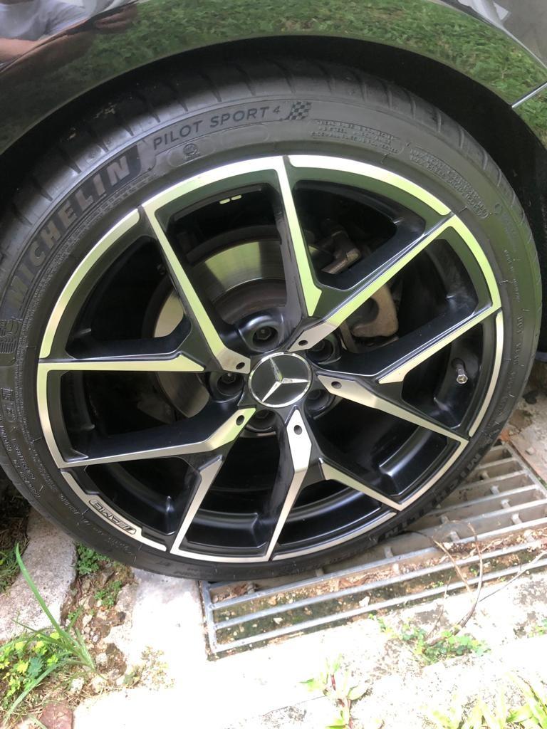 Mercedes Benz AMG 18" rims, Car Accessories, Tyres & Rims on Carousell