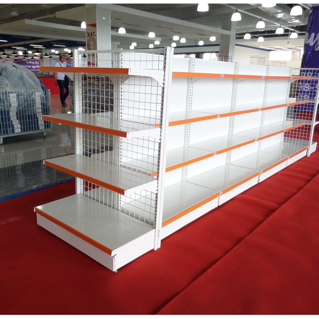 Mesh and Pad Backing Gondola rack Display, Furniture & Home Living ...