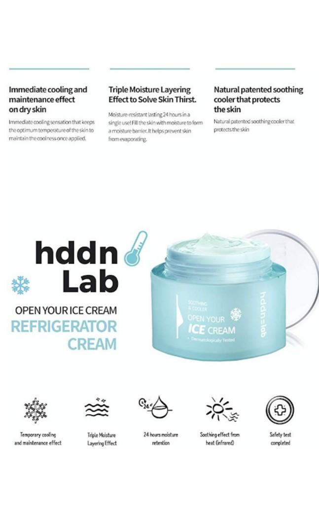 New and Ready Stock SNP HDDN LAB Open Your Ice Cream, Beauty & Personal ...