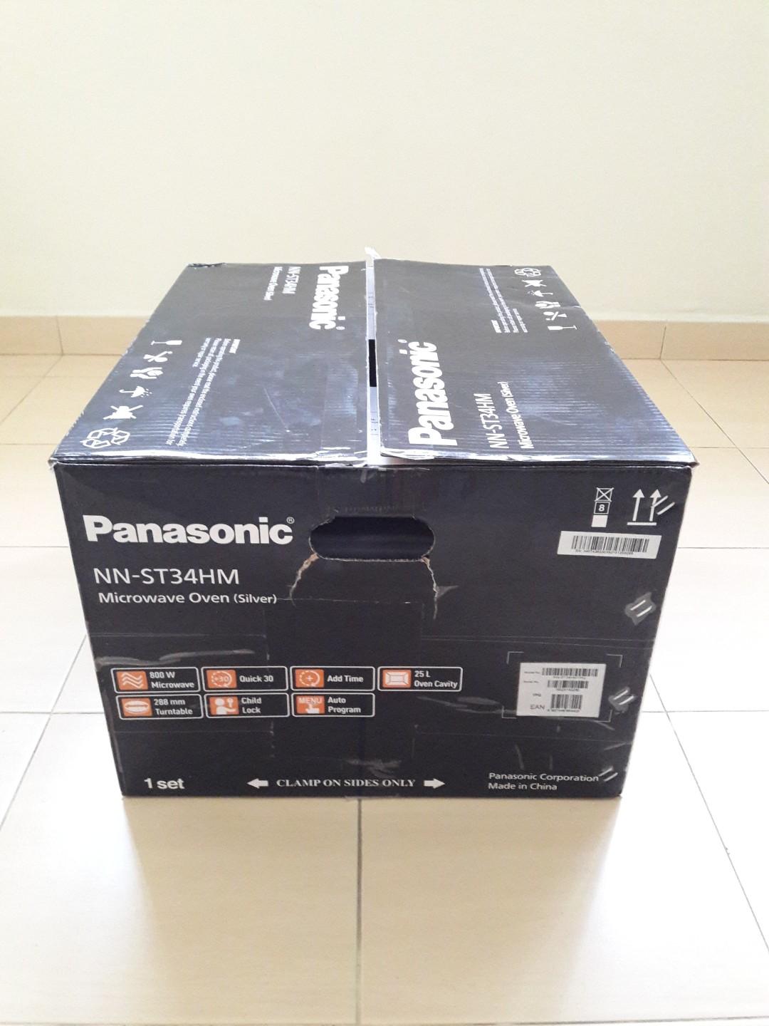 Panasonic Microwave Oven Box, Home Appliances, Kitchenware on Carousell