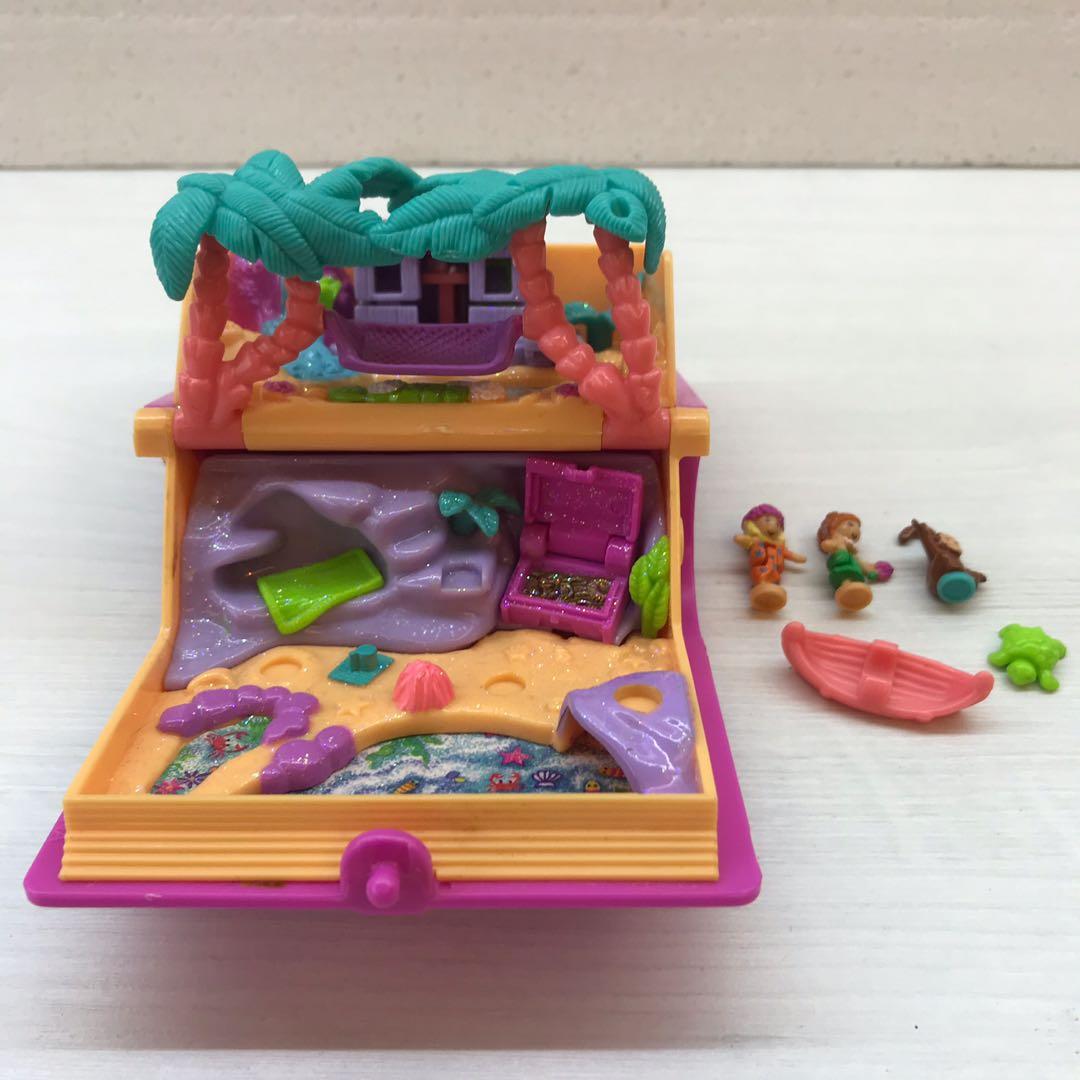 Polly Pocket Glitter Island Enchanted Storybook #I 1995 - 100% Complete ...