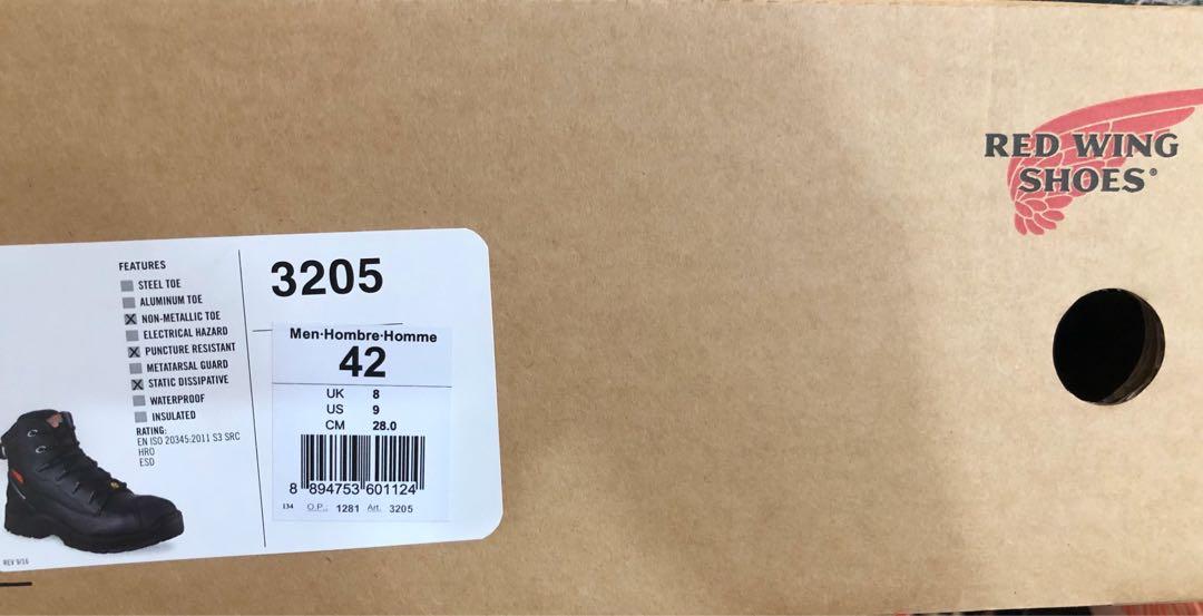 Red wings 3205 Safety Boots, Men's Fashion, Footwear, Boots on Carousell