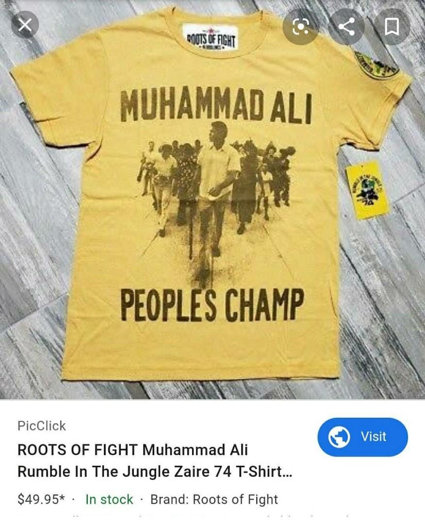 Roots of Fight - Muhammad Ali, Men's Fashion, Tops & Sets, Formal ...