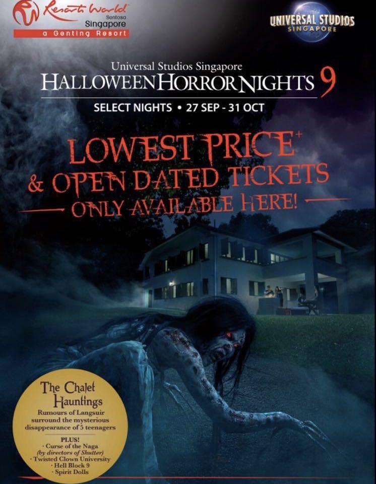 RWS / USS HALLOWEEN TICKETS, Tickets & Vouchers, Local Attractions ...